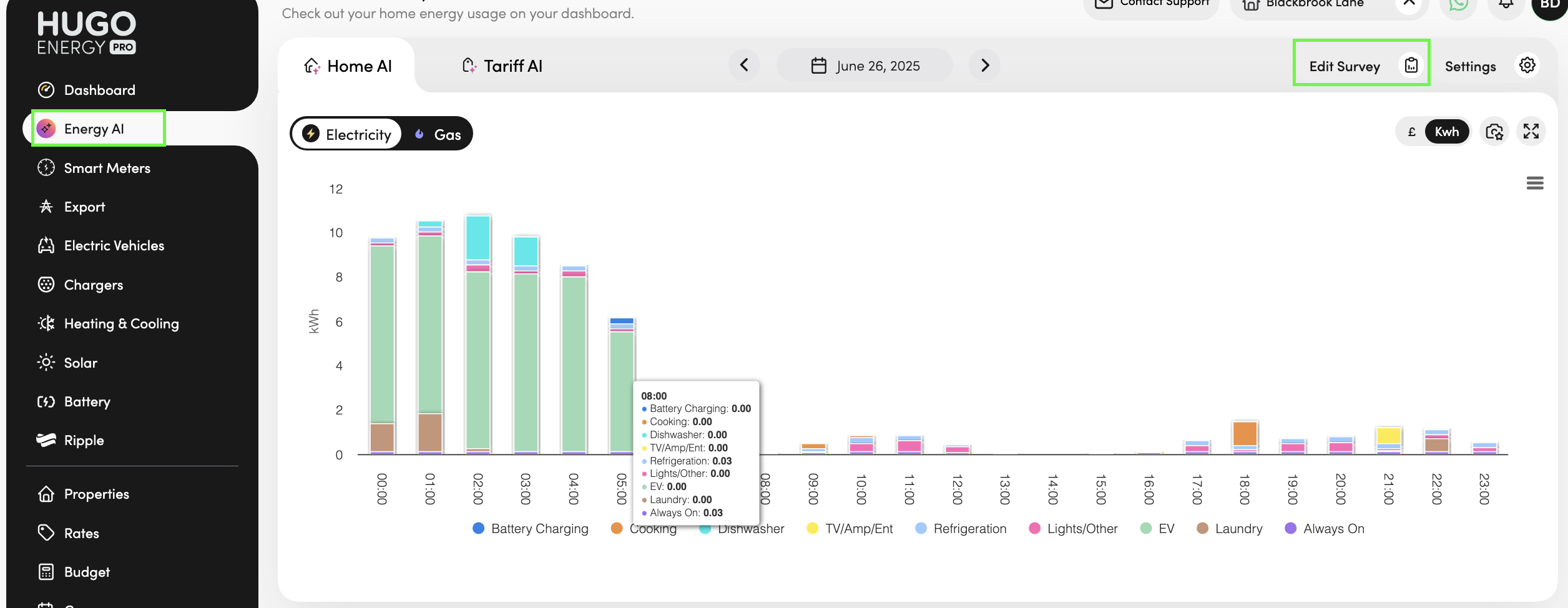 How can I edit the Home AI survey? – HUGO SUPPORT